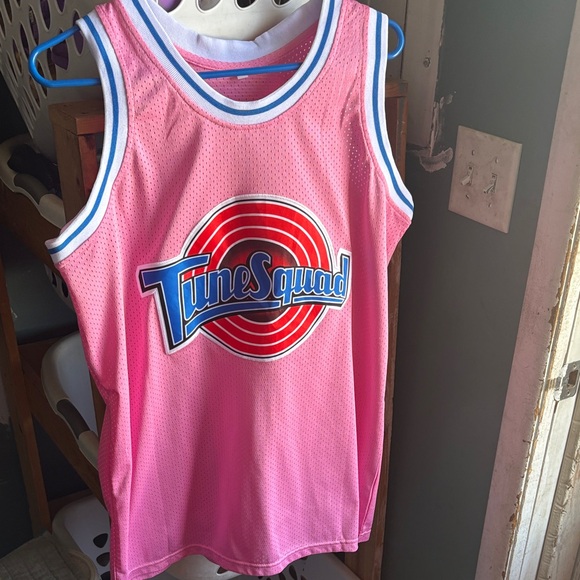 Source Unknown | Shirts | Space Jam Tune Squad Pink Basketball Jersey ...